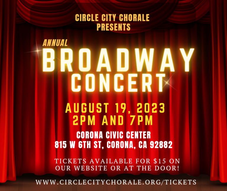 Annual Broadway Concert 2023 – Featured Solos and Choral Acts – Circle ...